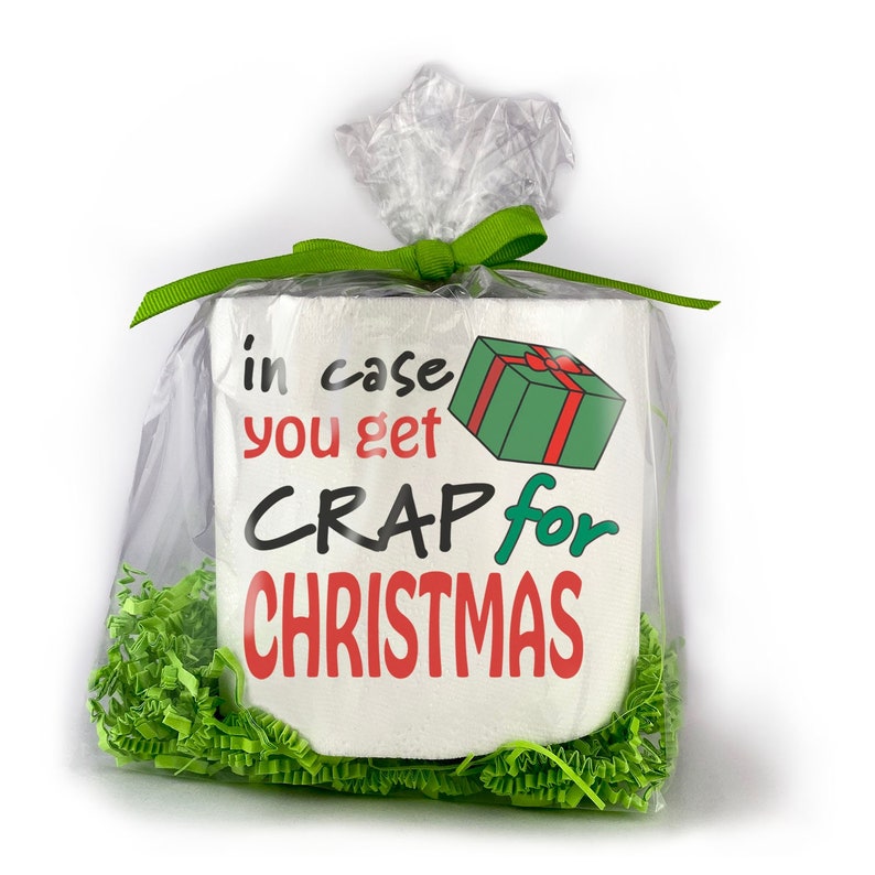Holiday Toilet Paper Gag Gift - in Case You Get Crap for Christmas - Etsy