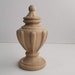 Architectural Wooden Onion Railing Post Topper, Classic Fluted Wood ...