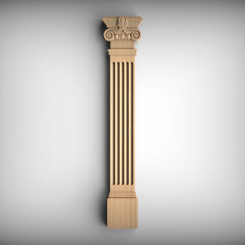Wood Appliques Column - Etsy