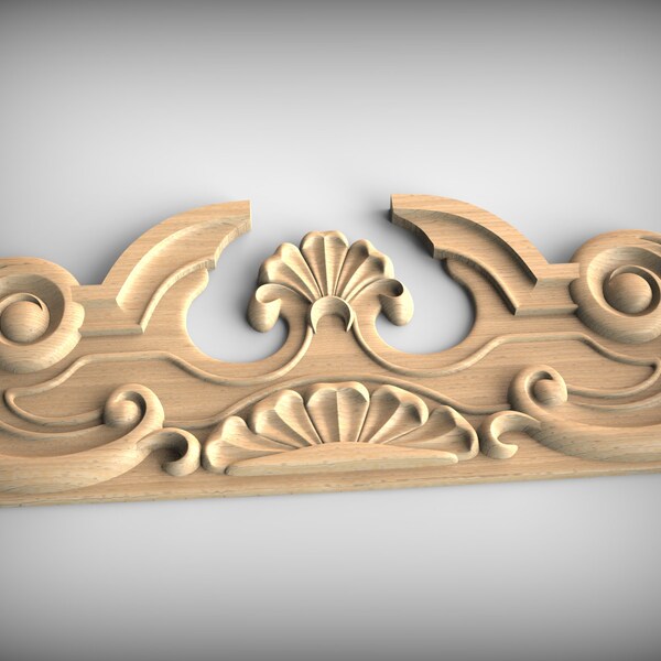 Wooden Baroque Applique - Etsy