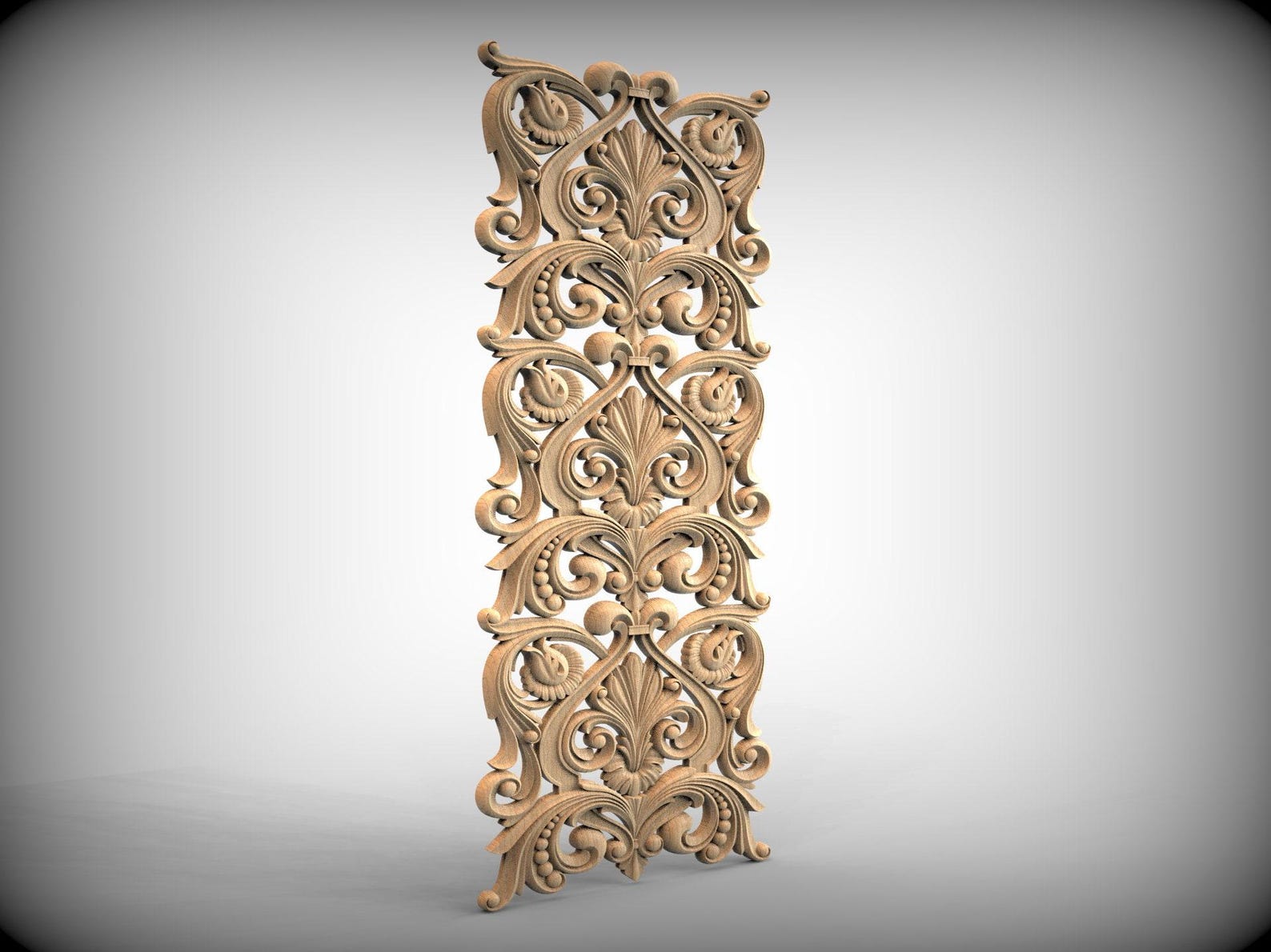 Baroque Wood Applique - Floral Scroll Wall and Furniture Decor - Etsy