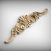 Ornate Wooden Scrollwork Applique for Home Decoration, Unpainted ...