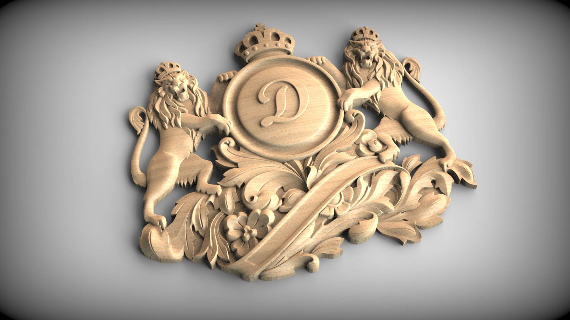 Coat of Arms Letter D Personalized Family Coat of Arms Onlay - Etsy
