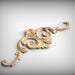 Elegant Curved Volute Wood Applique Refined Decor Accent, Furniture ...