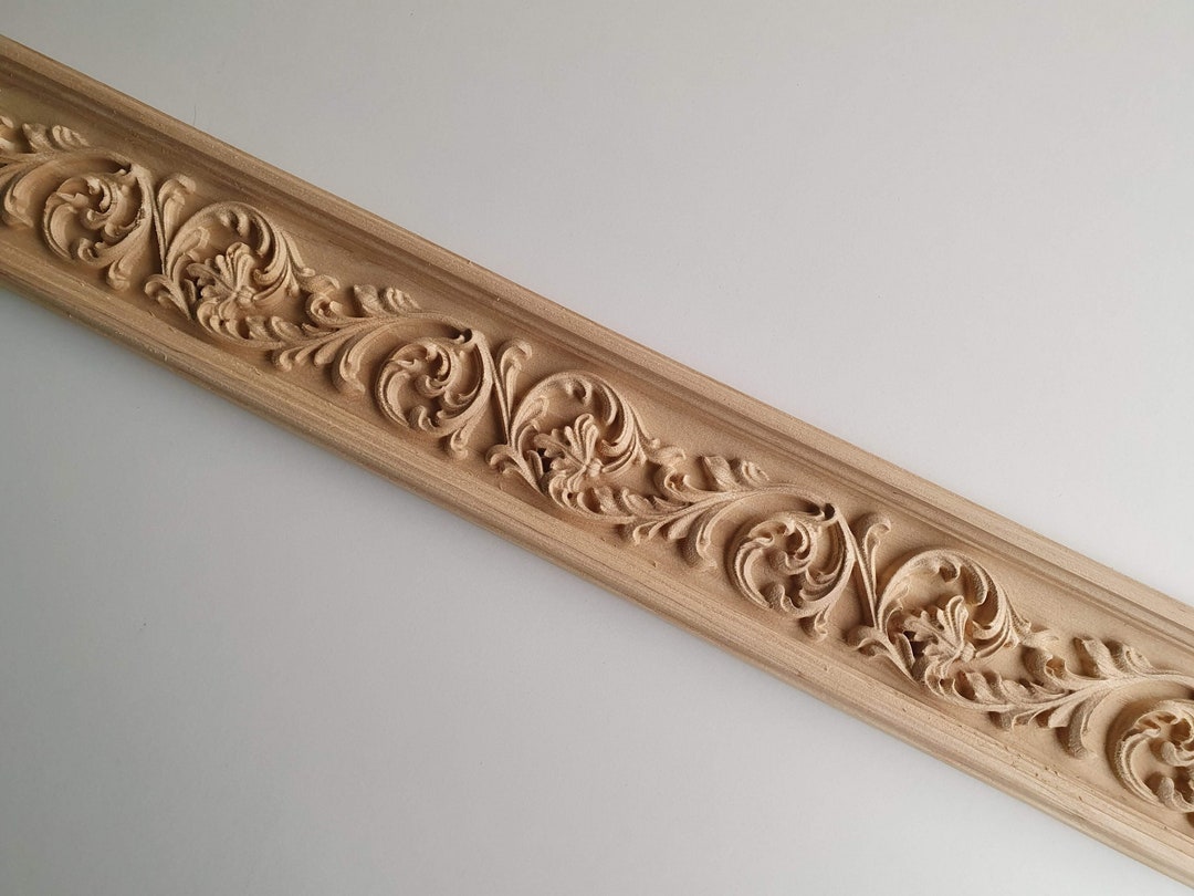 Hand-carved Wood Molding With Acanthus and Scroll Design | Elegant ...