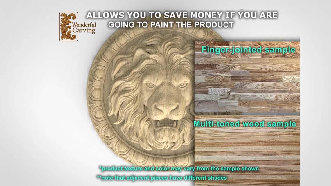 Lion Head Rosette: Decorative Wood Accent (wall or Furniture Use) - Etsy