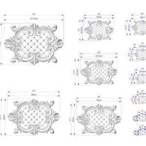 Decorative Lattice Wooden Overlay – Elegant Carved Wood Applique, 1pc ...