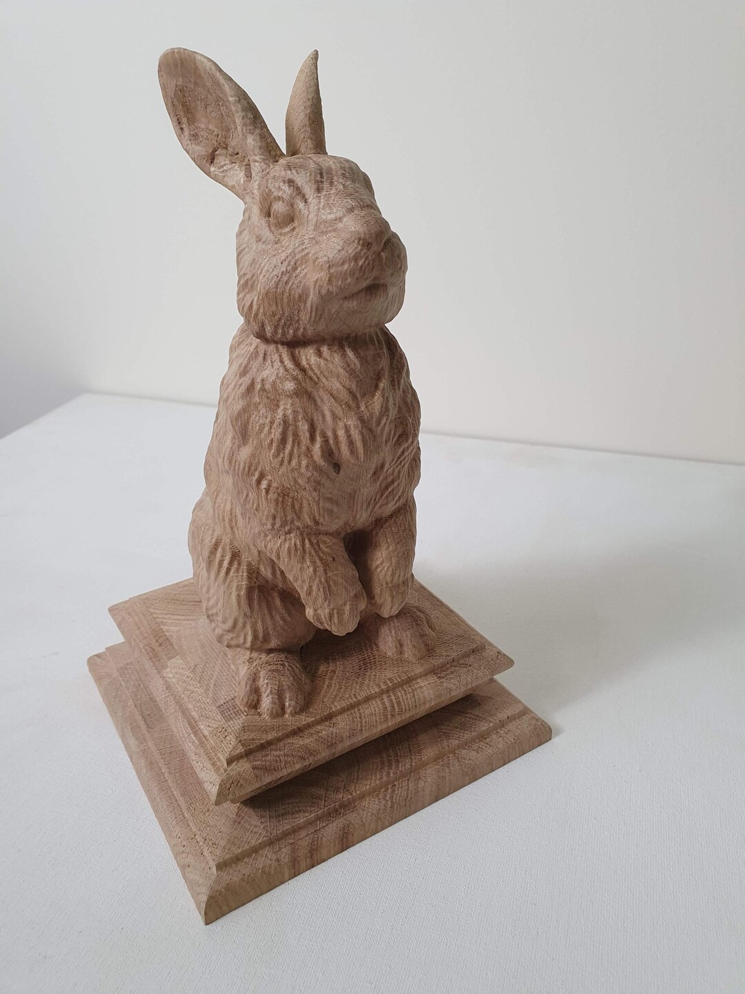 Rabbit Wooden Finial for Staircase Newel Post, Rabbit Finial Bed Post ...