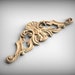 Wooden Shell Decor, Wood Carved Applique Onlay, 1pc, Home Wall ...
