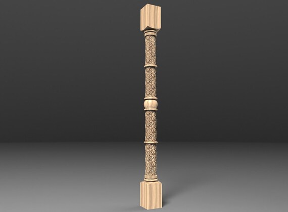 Renaissance Style Wood Carved Baluster for Staircase - Etsy