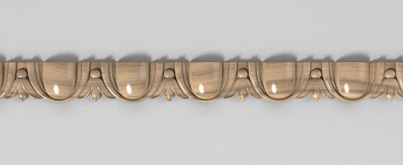 Classic Wood Molding, Egg-and-dart Pattern (custom Size Trim) - Etsy