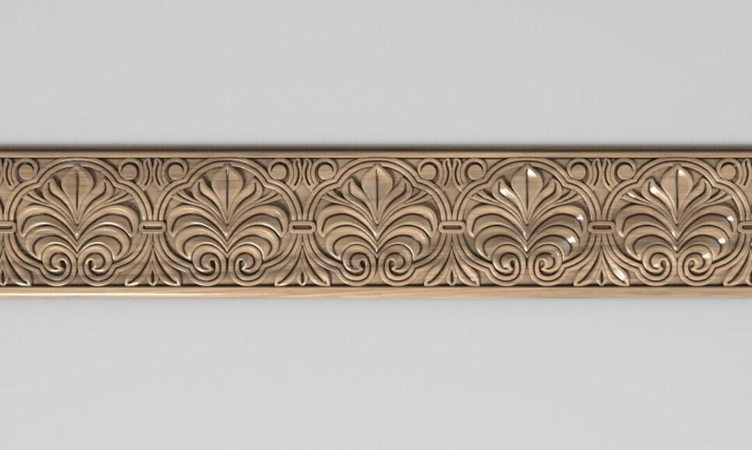 Decorative Wood Molding: Floral Pattern - Vintage Style Trim - Etsy