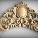 Victorian Flourish: Carved Wooden Archway Keystone, Unpainted, 1pc ...