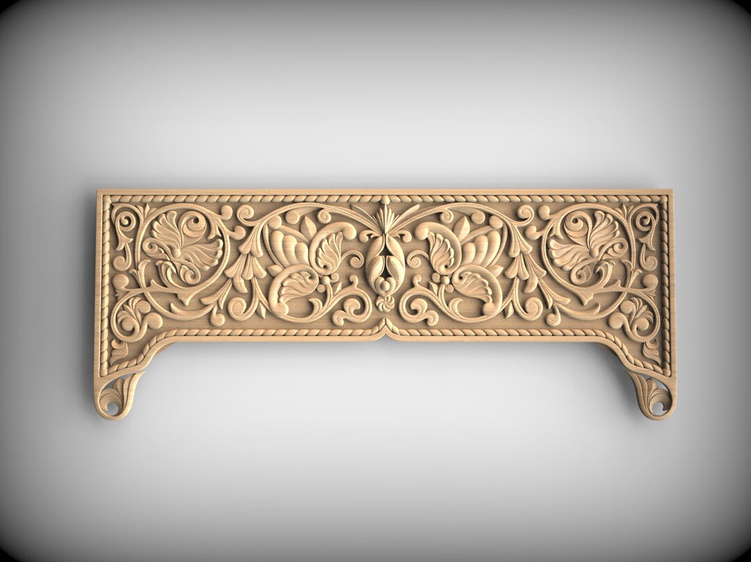 Victorian Scrollwork Wooden Panel for Antique-inspired Decor, 1pc, Unfinished, Home Wall ...