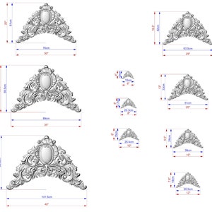 Victorian Flourish: Carved Wooden Archway Keystone, Unpainted, 1pc ...