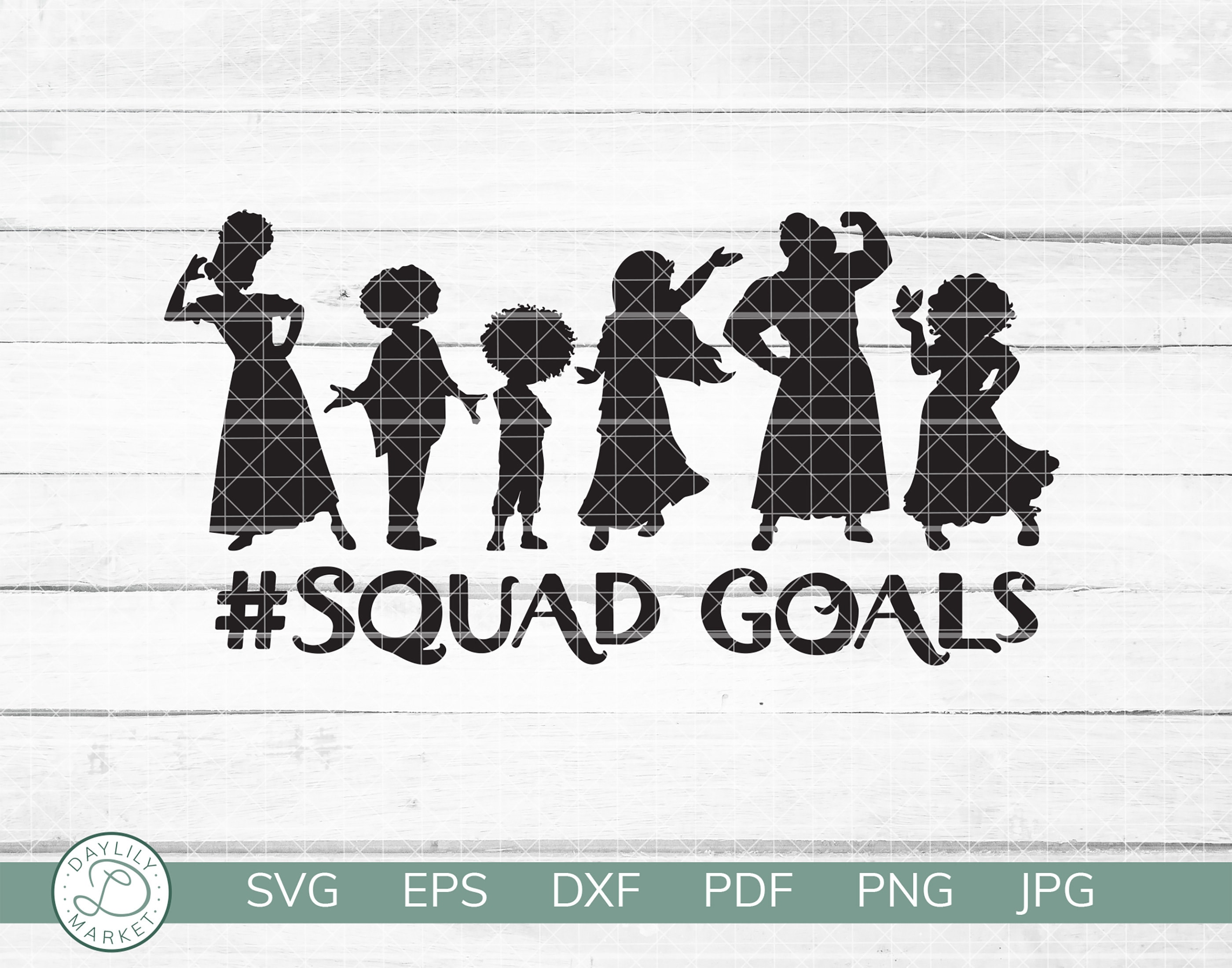 Encanto squad Goals SVG Madrigal Cousins SVG Encanto - Etsy