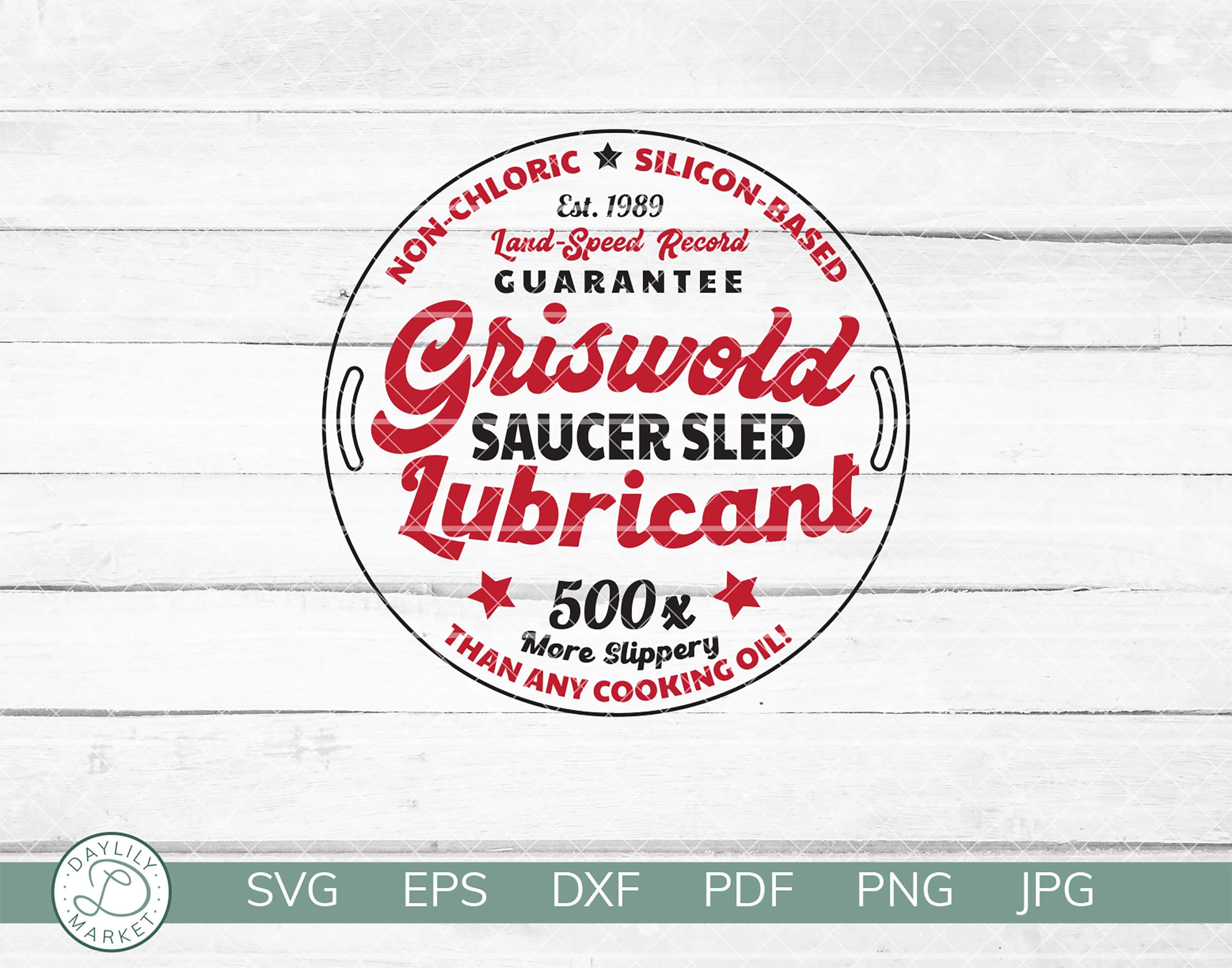 Griswold Saucer Sled SVG | Clark Griswold SVG | Funny Christmas ...