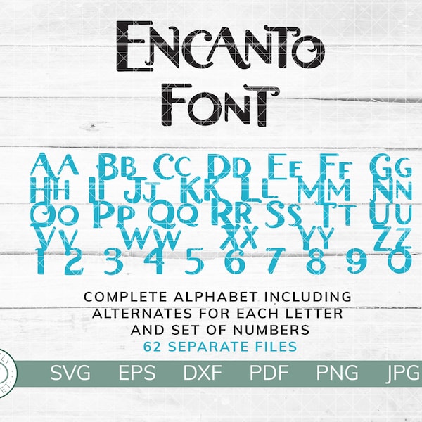 Encanto Font - Etsy