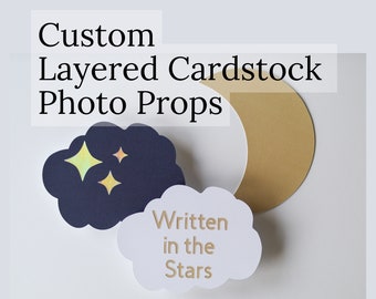 Custom Sign Arrow Photo Prop Word Bubble Photo Prop - Etsy