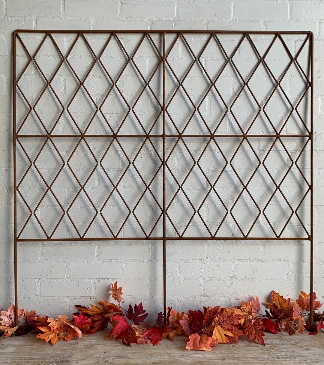 Rustic Garden Trellis Large - Etsy UK