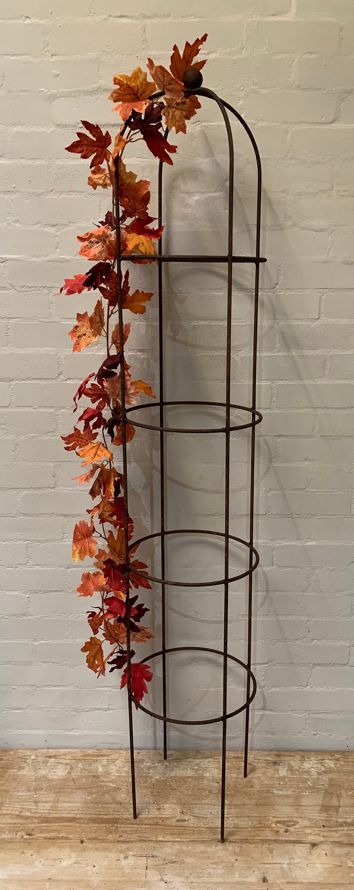 Rustic Round Obelisk Plant Support - Etsy UK