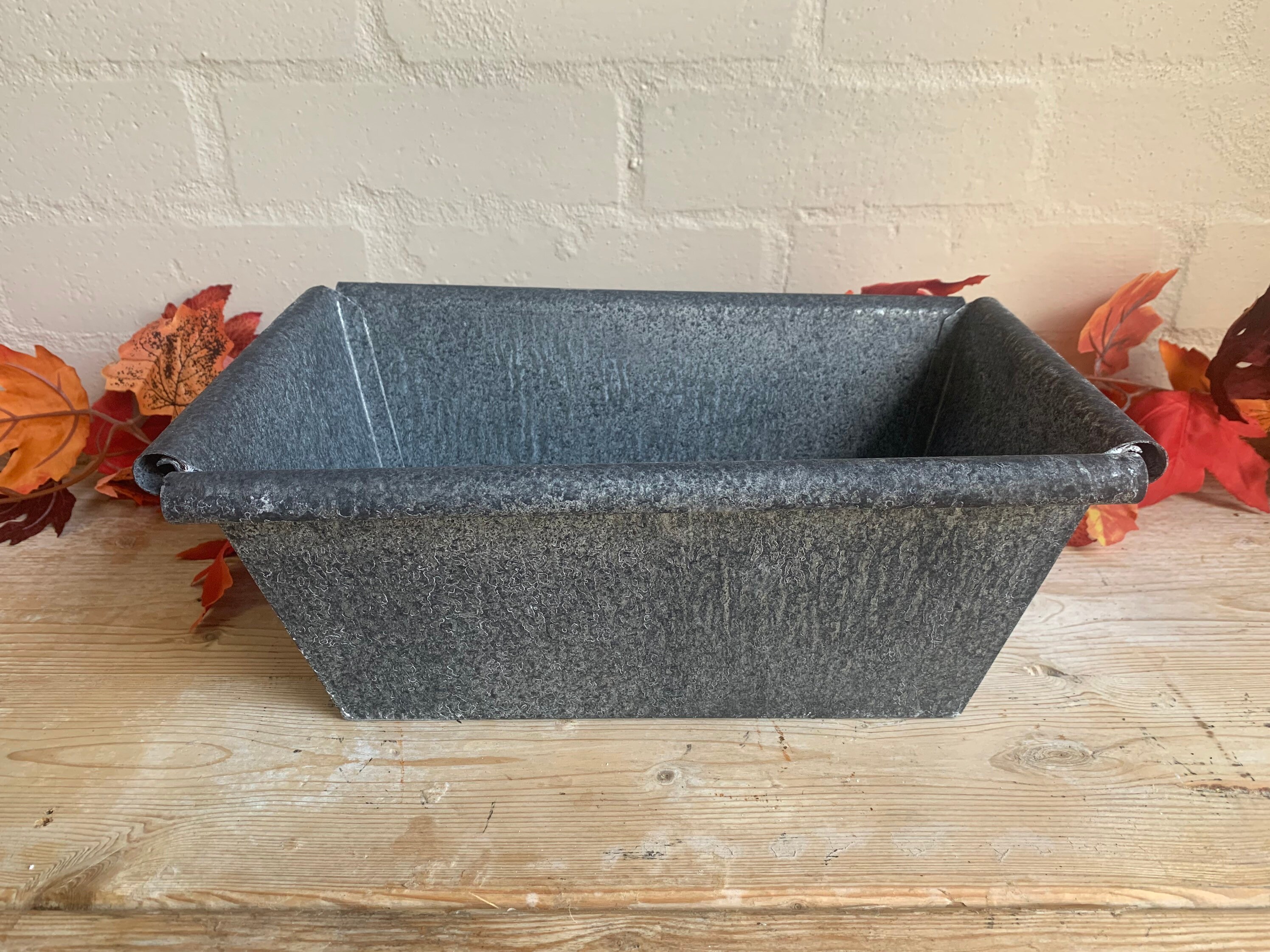 Aged Zinc Metal Window Trough - Etsy UK