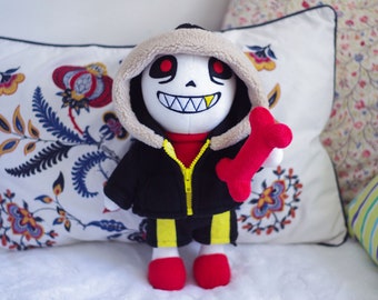 Blueberry Undertale Sans Plush Gamer Boyfriend Gift Kawaii - Etsy