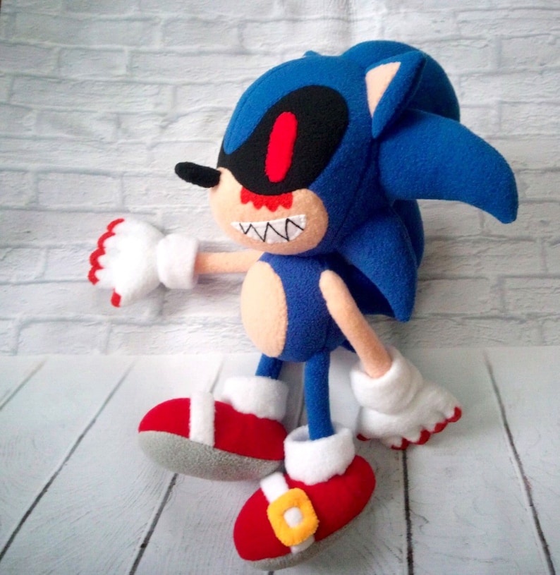 The Hedgehog EXE Sonic Plush Stuffed Animal Sonic the - Etsy