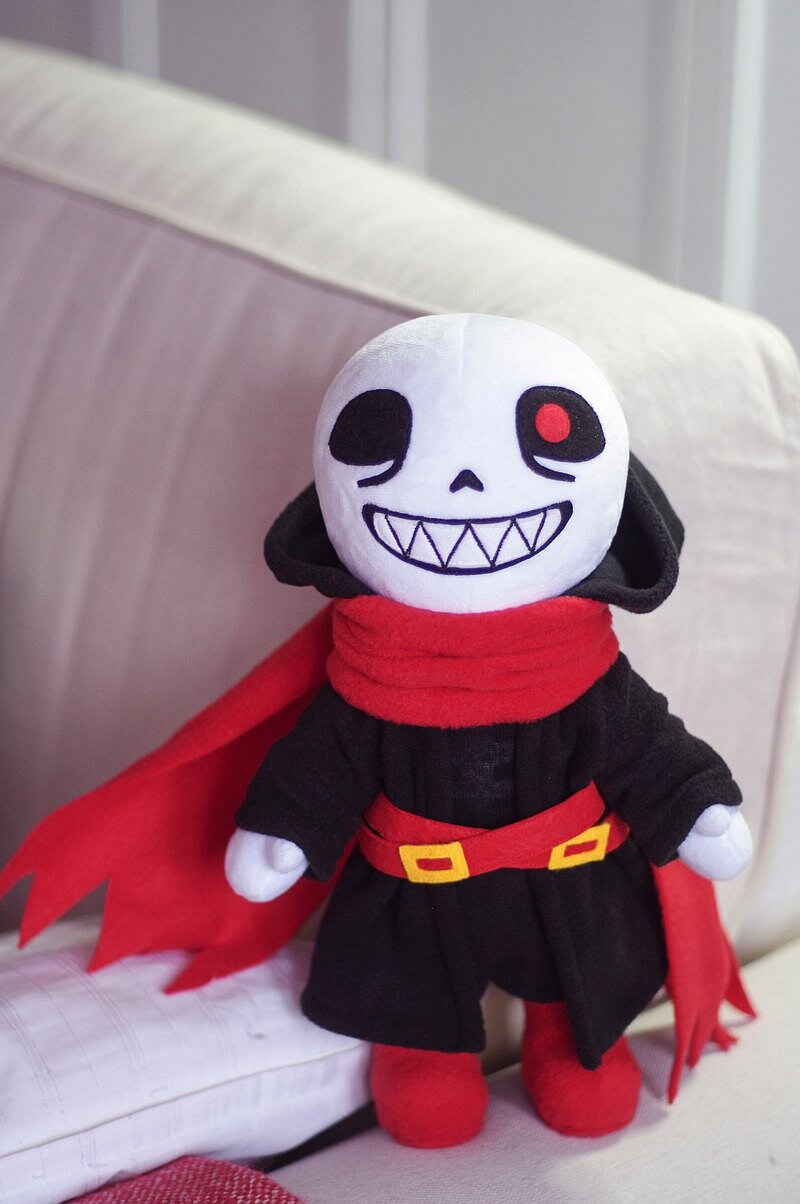 Goth Undertale Sans Plush Gamer Boyfriend Gift Kawaii - Etsy