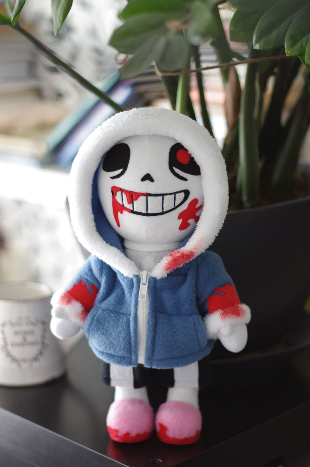 Horror Undertale Sans Plush, Gamer Boyfriend Gift, Kawaii Plushie ...