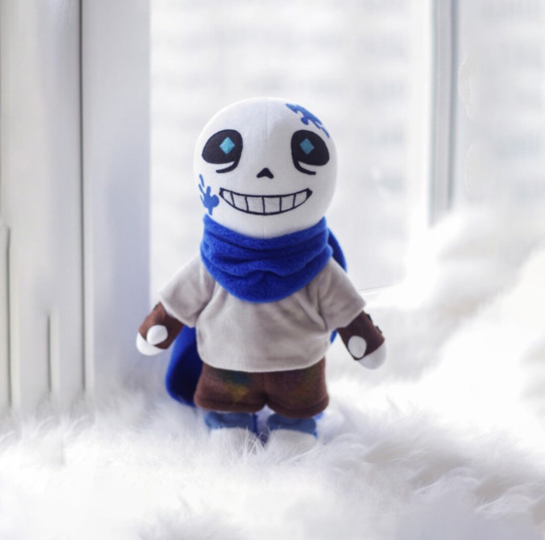Blueprint Undertale Sans Plush Gamer Boyfriend Gift Kawaii - Etsy