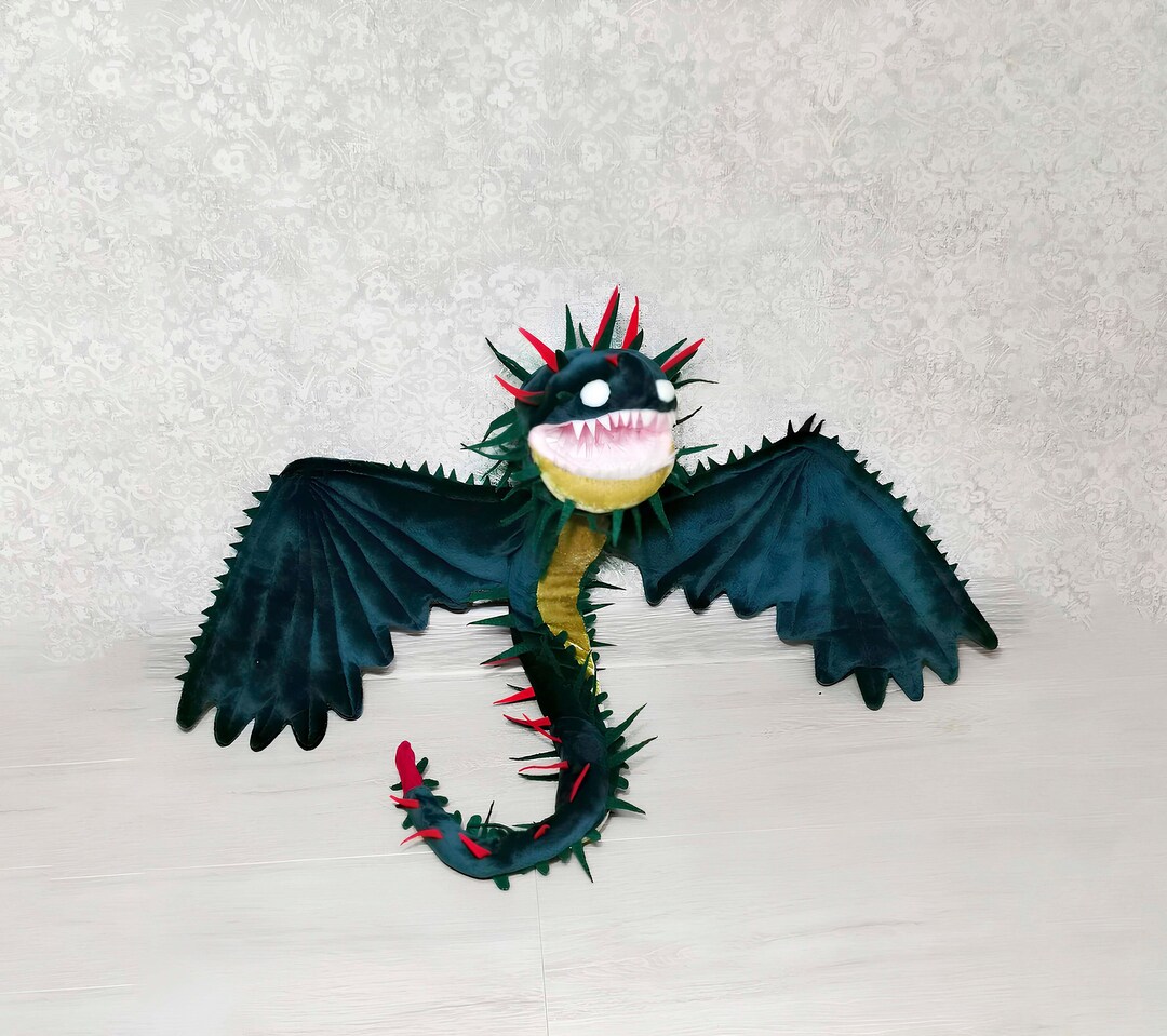 Whispering Death Plush, How to Train Your Dragon, Dragon Plush, Httyd ...