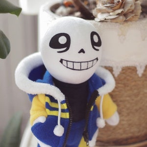 Outertale Undertale Sans Plush, Gamer Boyfriend Gift, Kawaii Plushie ...