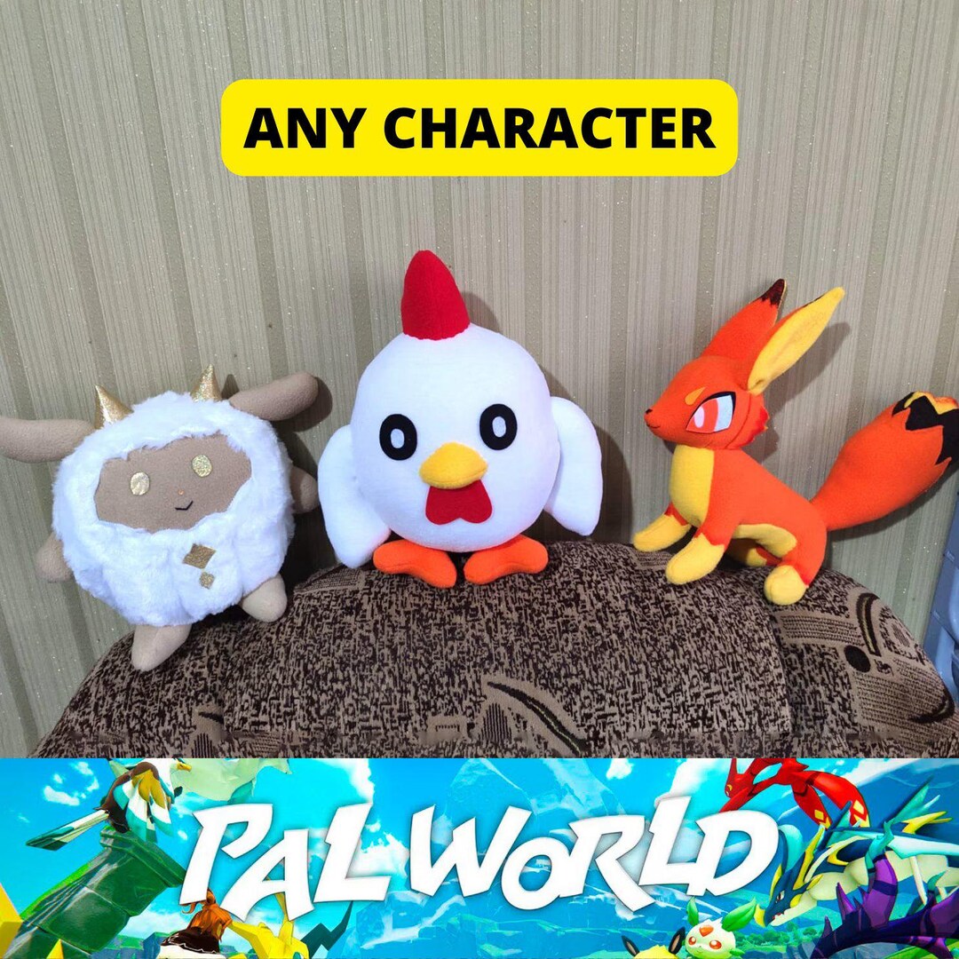 Palworld Plush Toy, Custom Pal, Chikipi Plush, Lamball Toy, Foxparks ...