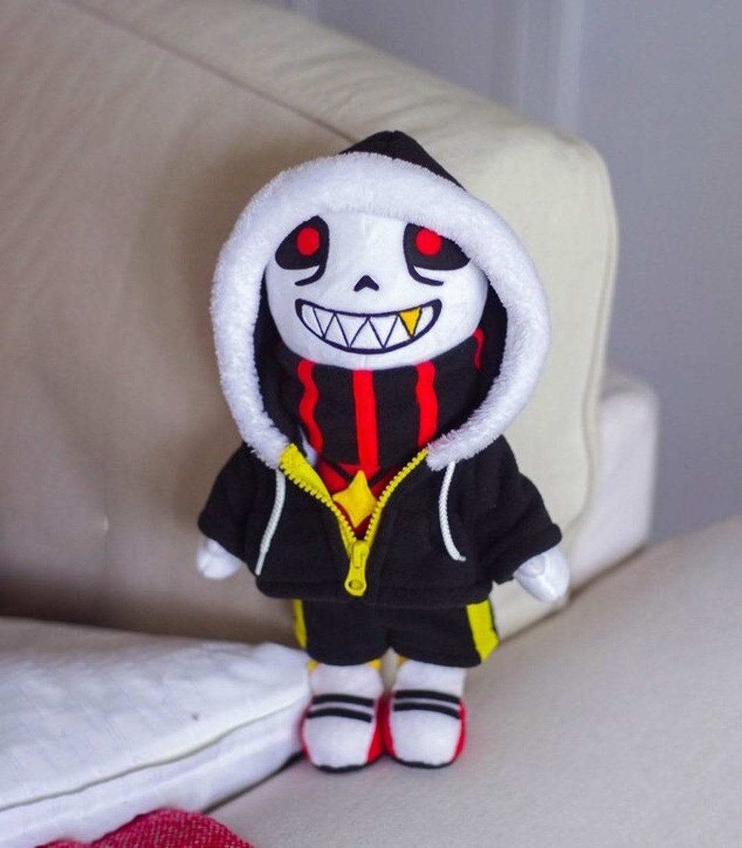 Flowertale Undertale Sans Plush, Gamer Boyfriend Gift, Kawaii Plushie ...