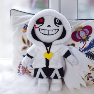 Cross Undertale Sans Plush, Gamer Boyfriend Gift, Kawaii Plushie ...