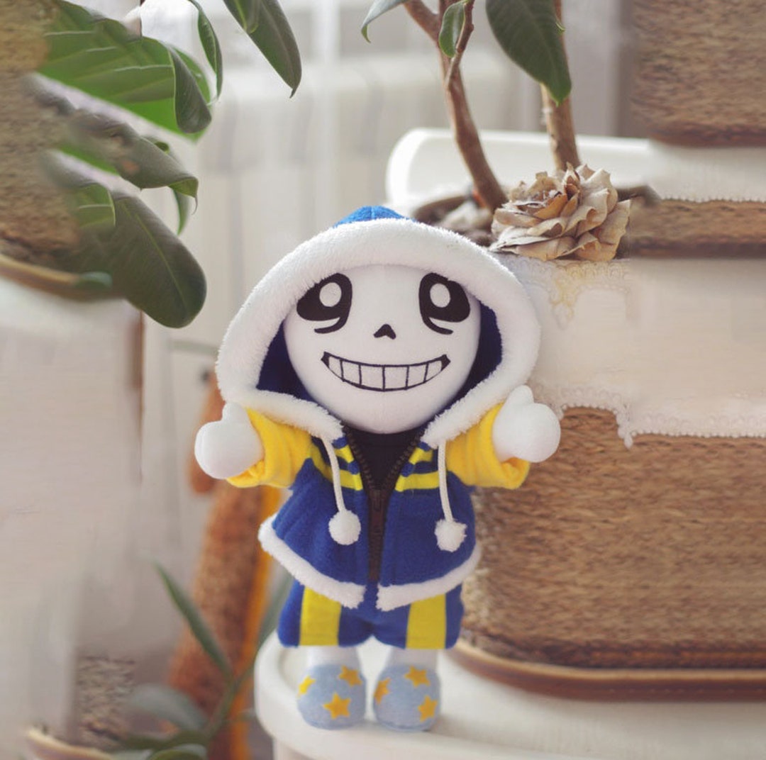 Outertale Undertale Sans Plush, Gamer Boyfriend Gift, Kawaii Plushie ...
