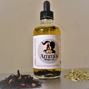 Ammi's 100% Natural Pure Hair Growth Oil With Rosemary & - Etsy