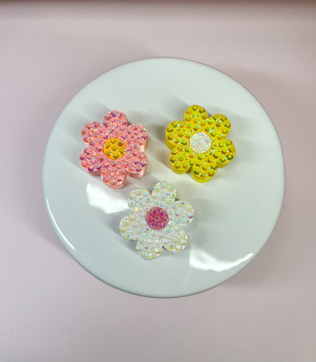 Spring Straw Toppers | Flower Straw Toppers - Etsy