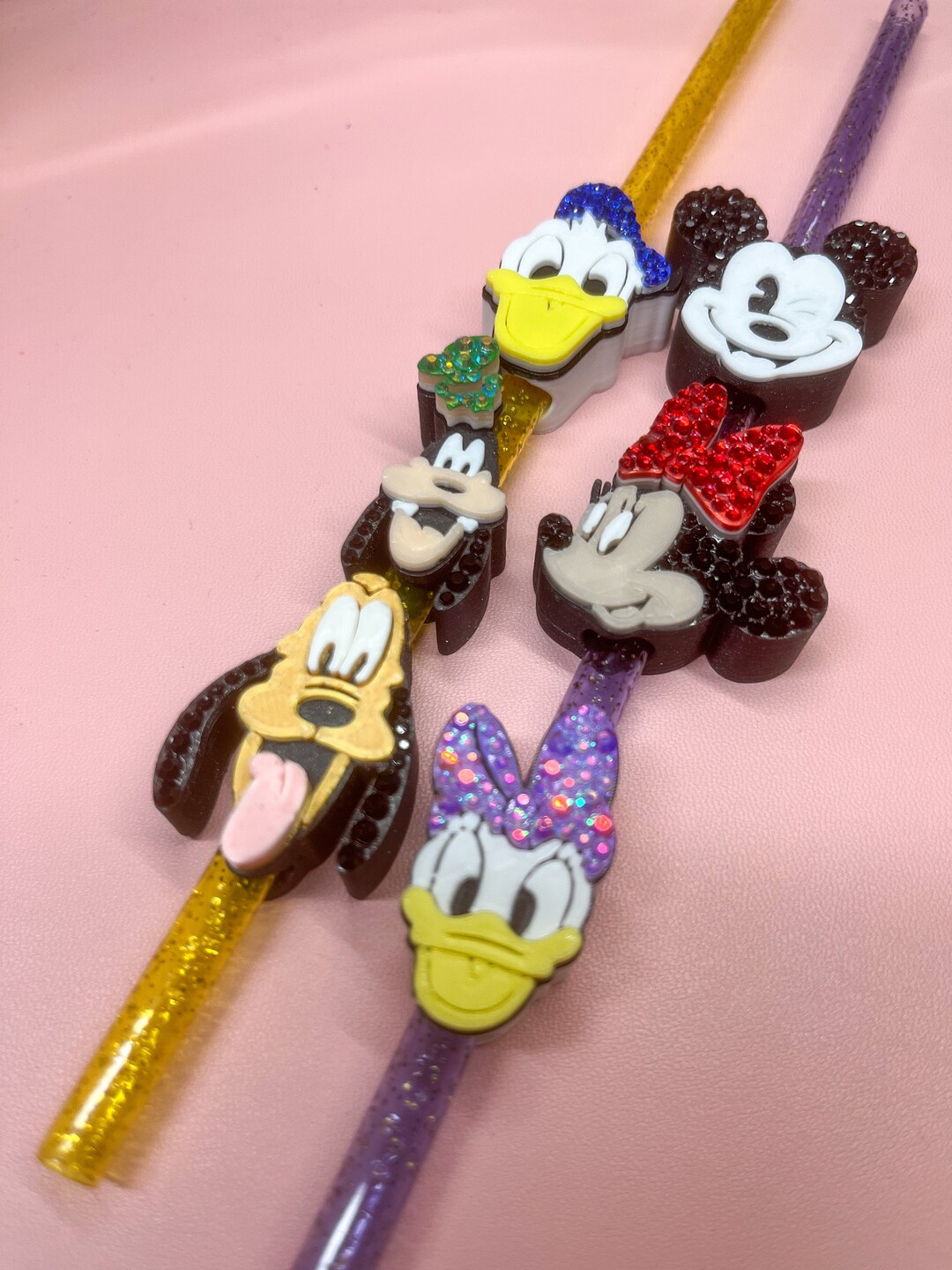 Mouse and Friends Straw Toppers - Etsy