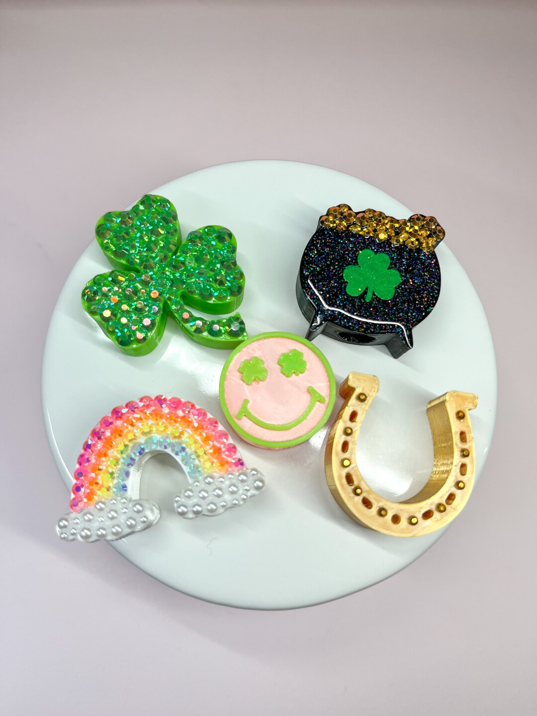 St Patricks Straw Topper Spring Straw Topper Rainbow Straw Topper ...