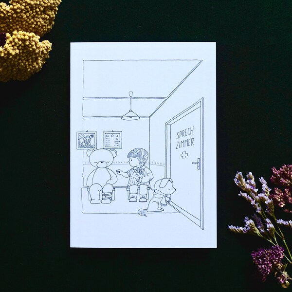 Get Well Soon Broken Leg Card - Etsy