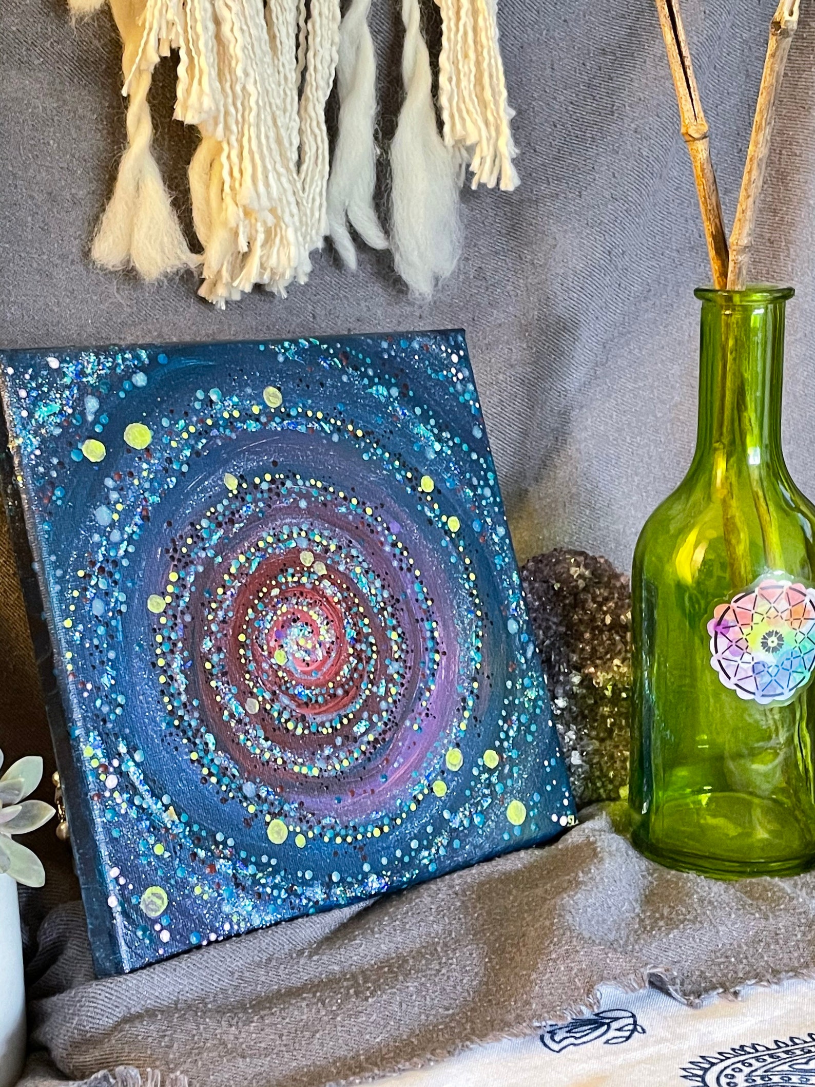 Original Painting Cosmic Swirl - Etsy UK
