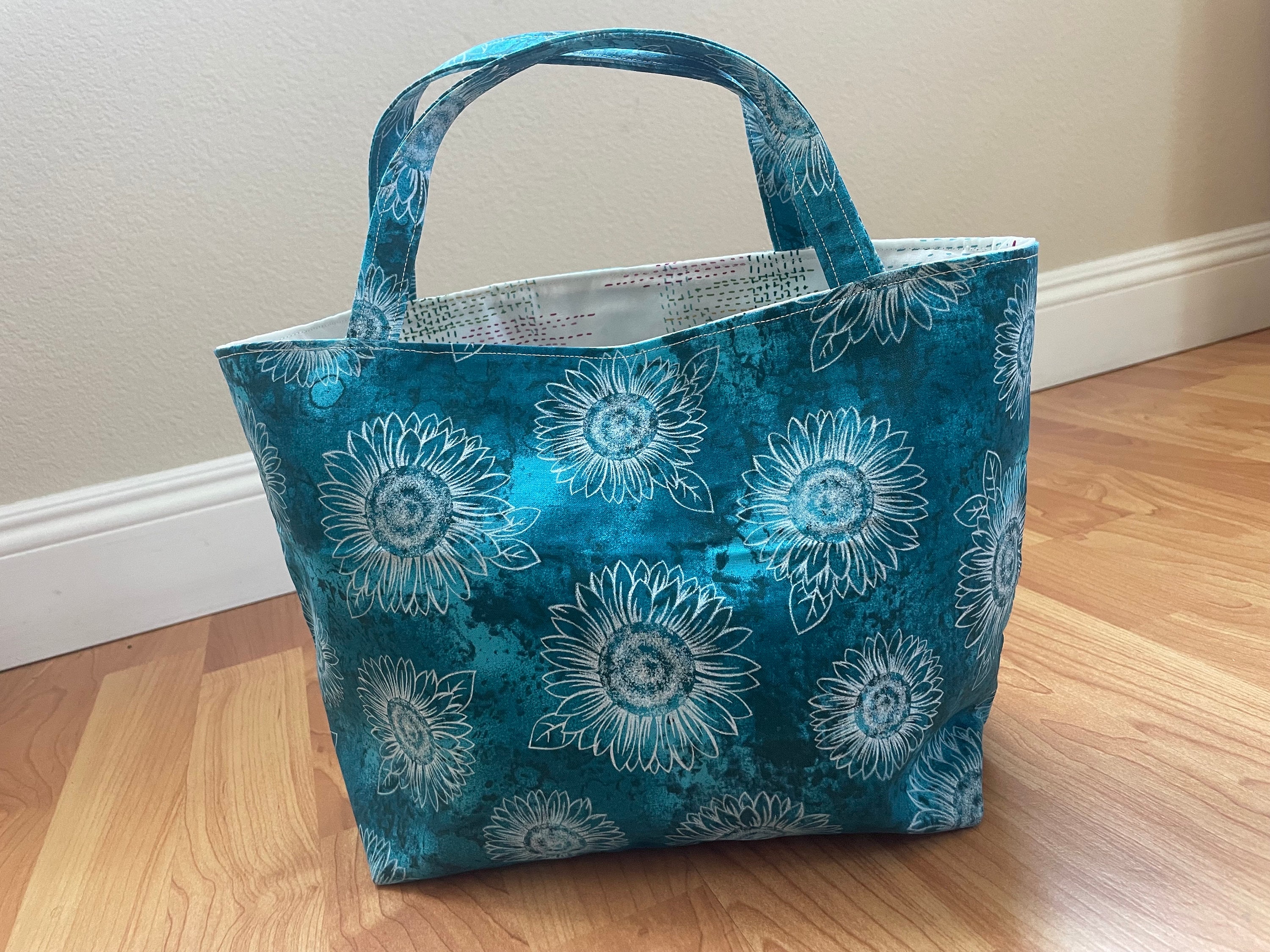 Handmade Reusable Fabric Tote Bag • Grocery Bag - Etsy