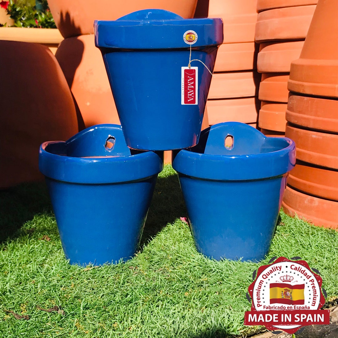 Set 3 Wall Pots for Hanging Patio Cordobes Spanish Ceramics Typical ...
