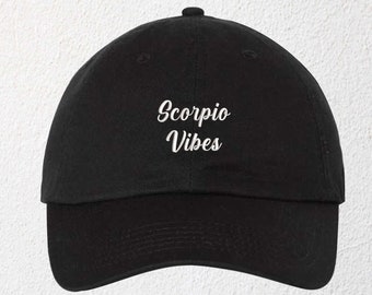 Scorpio Baseball Hat - Etsy