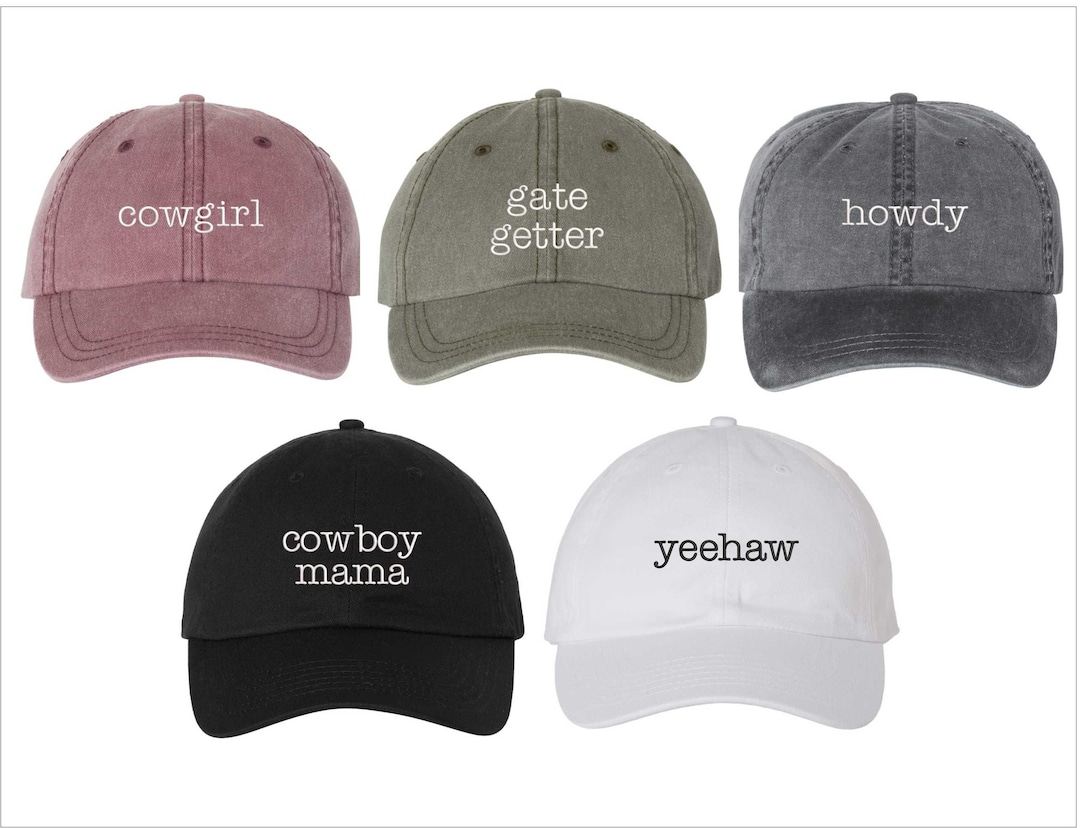 Cowgirl Baseball Hat, Western Cap, Yeehaw, Rodeo, Cowboy Mom - Etsy