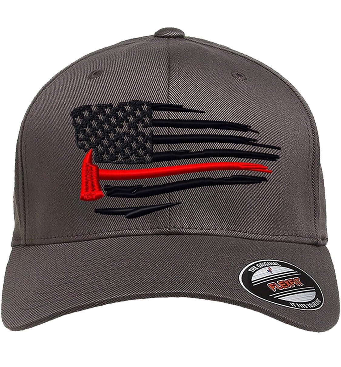 Red Line Flag Firefighter Hat First Responder Hat - Etsy
