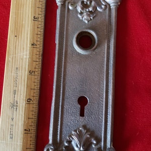 Large Victorian Cast Metal Back Plates, Detail in Relief. Pattern ...