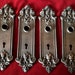 Large Victorian Cast Metal Back Plates, Detail in Relief. Pattern ...